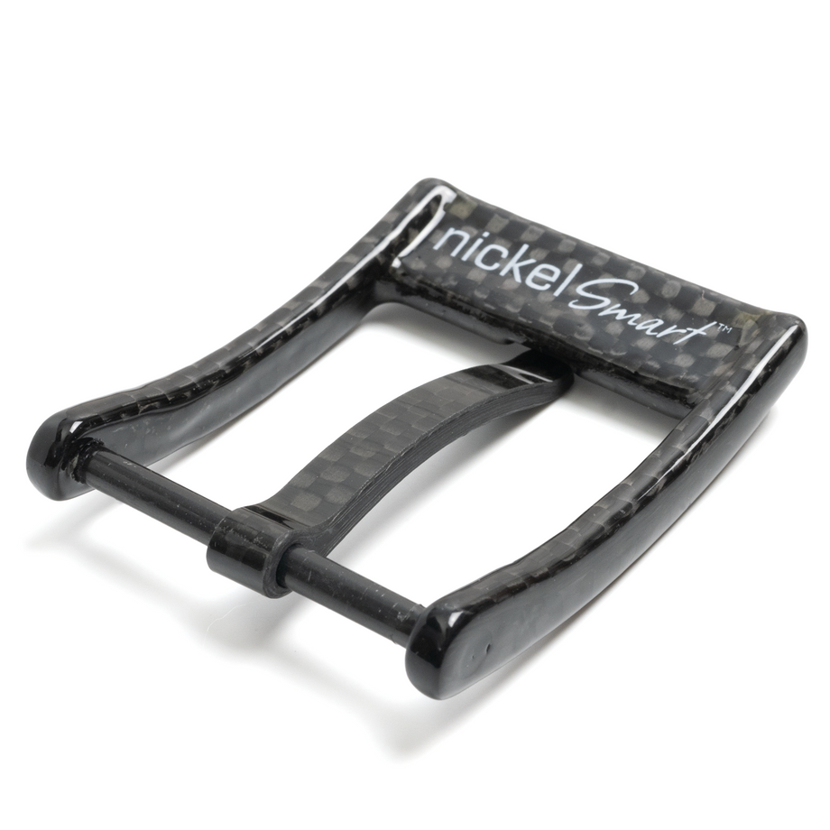 Carbon Fiber Wide Pin Buckle 1.38 Perfect for Travel Belts