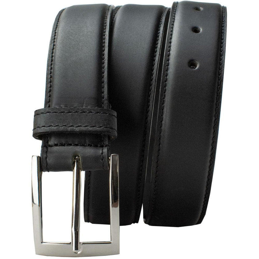 Uptown Black Dress Belt | Nickel-Free | Professional | Genuine Leather ...